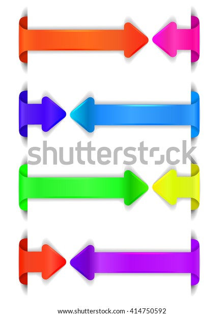 Modern Arrow Design Template Infographics Origami Stock Vector (Royalty ...