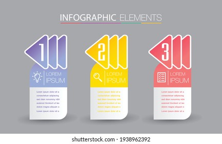 Modern Arrow Text Box Template Banner Stock Vector (Royalty Free ...
