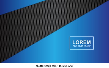 Modern Background Blue Motif Stock Vector (Royalty Free) 1542551708 ...