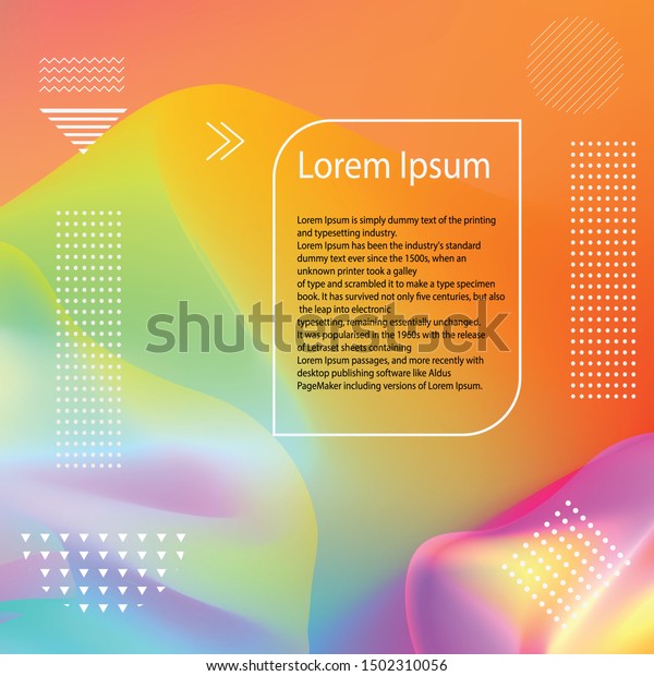 Modern Background Color Full Design Promotion Stock Vector (Royalty ...