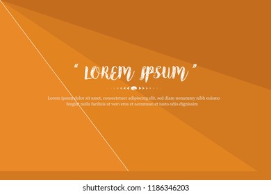 Modern Background Design Orange Color Abstract Stock Vector (Royalty ...