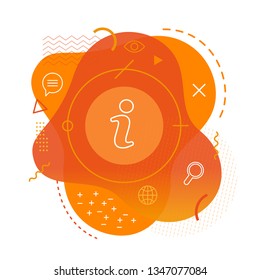 Modern Background Information Icon Stock Vector (Royalty Free ...