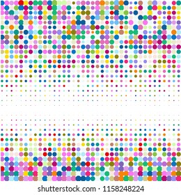 Modern Background Multicolored Dots On White Stock Vector (Royalty Free ...