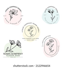 Modern Badge Logo Design Fully Editable Stock Vector (Royalty Free ...