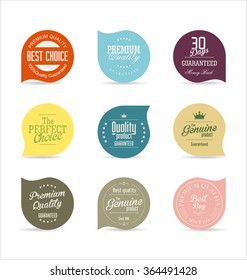 Modern Badges Collection Stock Vector (Royalty Free) 364491428 ...