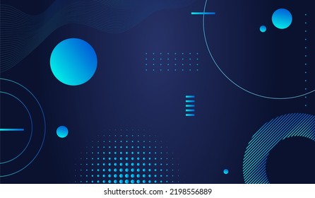Modern Blue Abstract Background Simple Gradient Stock Vector (Royalty ...