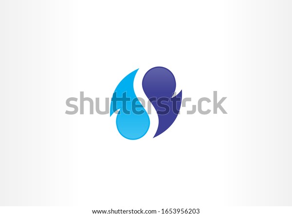 Modern Blue Corporate Logo Design Template Stock Vector (Royalty Free ...