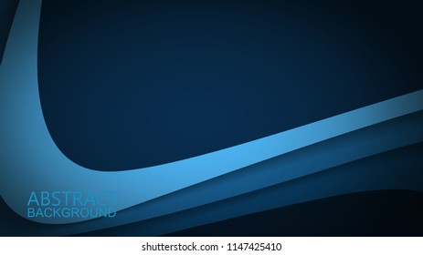 Black Blue Modern Material Design Vector Stock Vector (Royalty Free ...