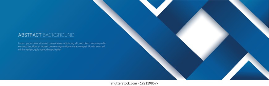 Modern Blue Line Banner Vector Illustration Stock Vector (Royalty Free ...