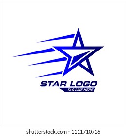 Modern Blue Star Logo Vector Stock Vector (Royalty Free) 1111710716 ...