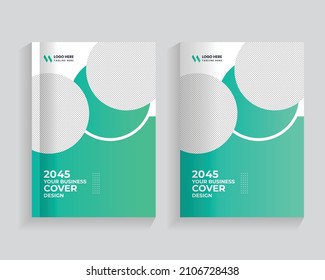 Modern Book Cover Template Cover Stock Vector (Royalty Free) 2106728438 ...