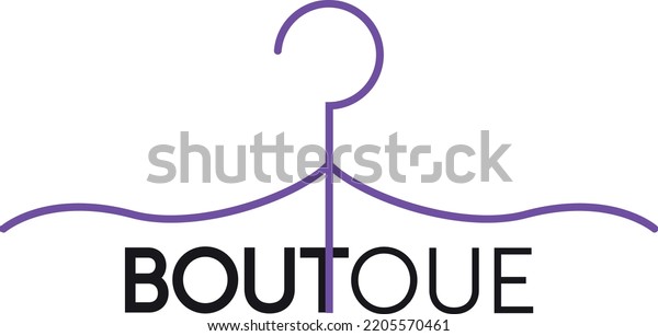 Modern Boutique Logo Design Concept Stock Vector (Royalty Free ...