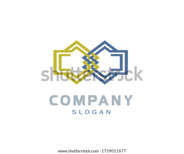 Modern Bow Logo Design General Using Stock Vector (Royalty Free ...