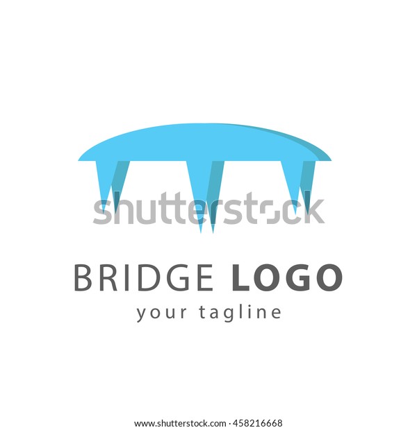 Modern Bridge Connection Logo Template Stock Vector (Royalty Free ...