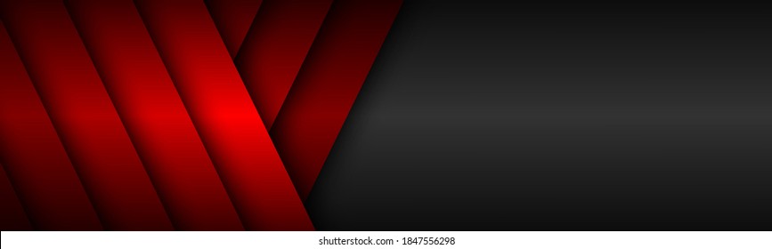 Abstract Red Blue Line Black Background Stock Vector (Royalty Free ...