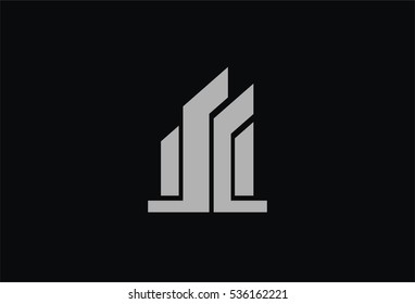Modern Building Logo Vector Stock Vector (Royalty Free) 536162221