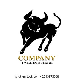 Modern Bull Logo Vector Illustration Stock Vector (Royalty Free ...