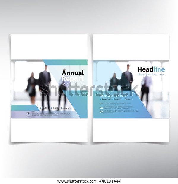 Modern Business Cover Page Vector Template Stock Vector (Royalty Free ...