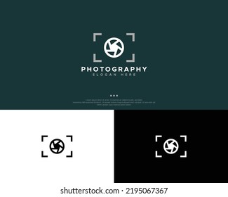 Modern Camera Photography Logo Design Template Stock Vector (Royalty ...