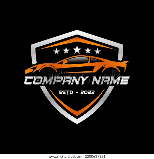 Modern Car Logo Design Inspiration Template Stock Vector (Royalty Free ...