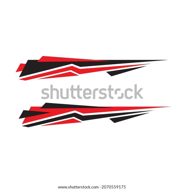 Modern Car Sticker Template Design Vector Stock Vector (Royalty Free ...