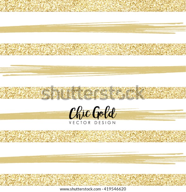 Modern Chic Gold Background Vector Design Stock Vector (Royalty Free ...