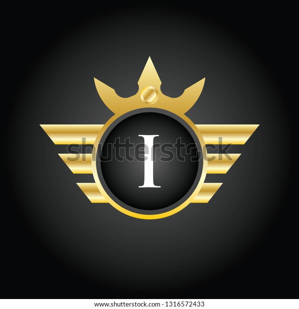Modern Circle Crown Logo Illustration Vector Stock Vector (Royalty Free ...