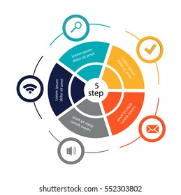 3,518 5 Section Circle Infographic Images, Stock Photos & Vectors ...