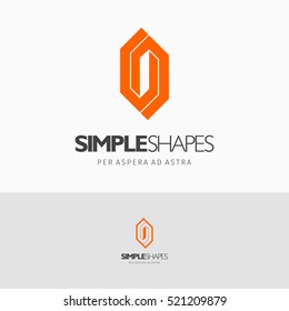 Modern Colorful Abstract Vector Logo Element Stock Vector (Royalty Free ...