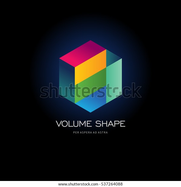 Modern Colorful Abstract Vector Logo Element Stock Vector (Royalty Free ...