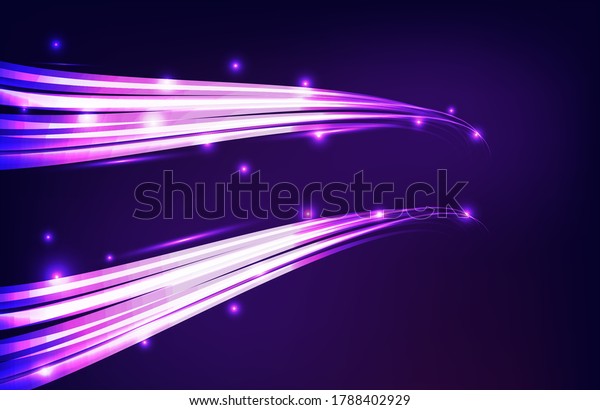 Modern Concept Light Speed Lines Background Stock Vector (Royalty Free ...