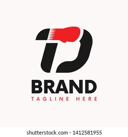 Modern Construction Letter D Logo Template Stock Vector (Royalty Free ...