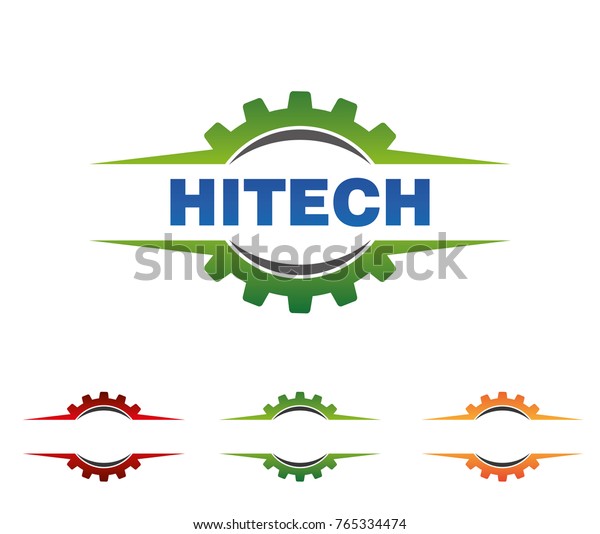 Modern Corporate Advanced Technology Gear Logo Stock Vector (Royalty ...