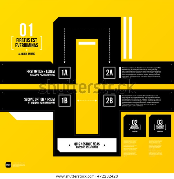 Modern Corporate Graphic Design Template Black Stock Vector (Royalty ...