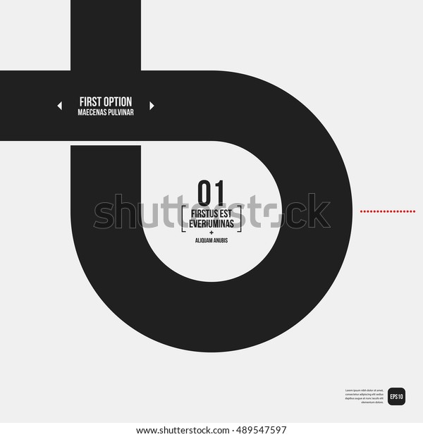 Modern Corporate Graphic Design Template Black Stock Vector (Royalty ...