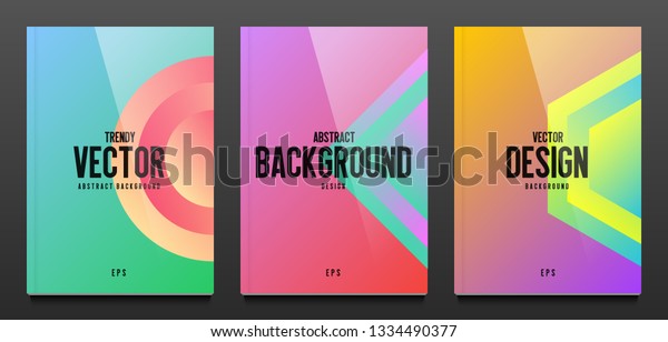 Modern Cover Design Isolated On Black Stock Vector (Royalty Free ...