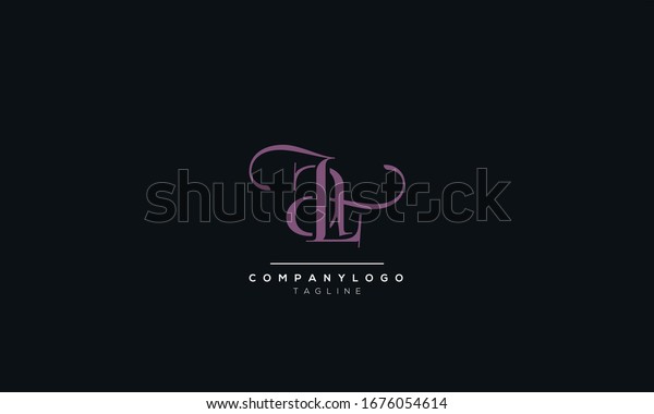 Modern Creative Abstract Alphabet Letters Monogram Stock Vector ...