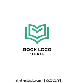 Modern Creative Monogram Book Logo Vector Stock Vector (Royalty Free) 1552581791 | Shutterstock