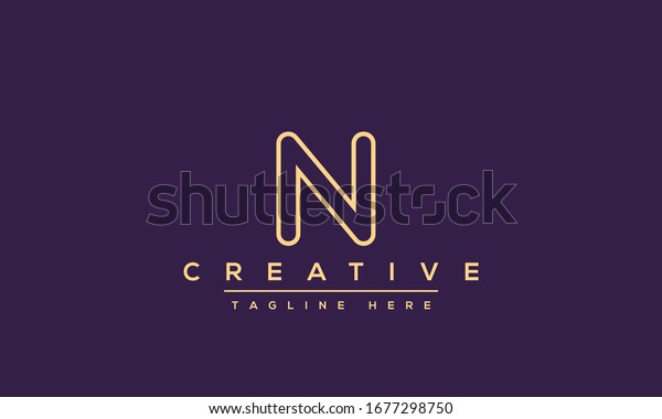 Modern Creative N Logo Design Template Stock Vector (Royalty Free ...