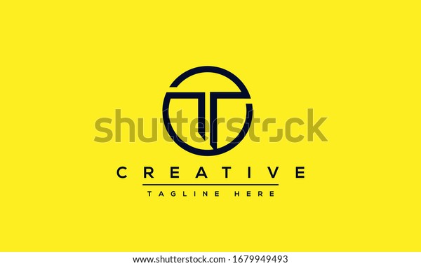 Modern Creative T Logo Design Template Stock Vector (Royalty Free ...