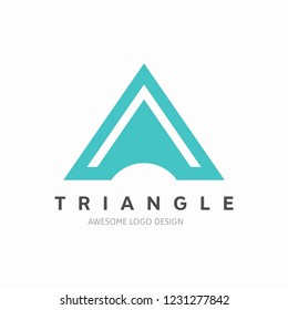 Modern Creative Triangle Logo Design Vector Stock Vector (Royalty Free) 1231277842 | Shutterstock