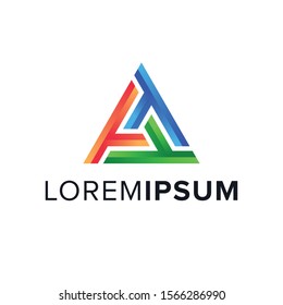 Modern Creative Triple T Logo Design Stock Vector (Royalty Free) 1566286990