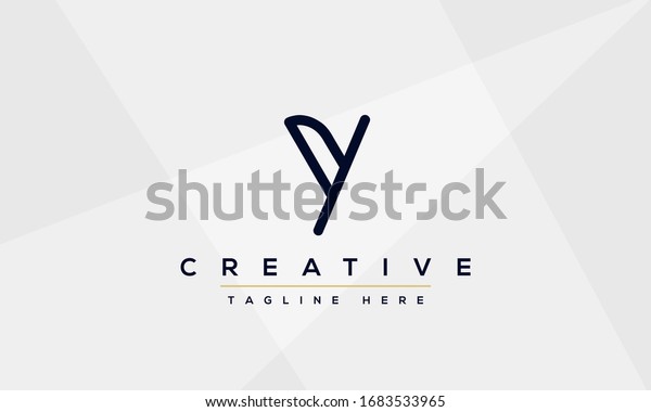 Modern Creative Y Logo Design Template Stock Vector (Royalty Free ...
