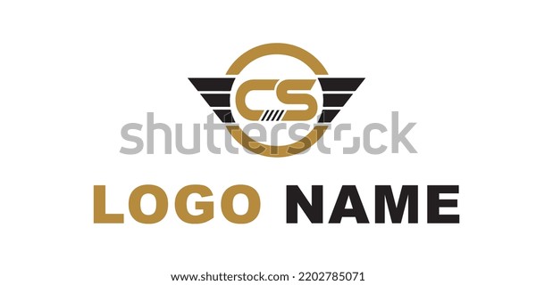 Modern Cs Vector Logo Stylish Minimalist Stock Vector (Royalty Free ...