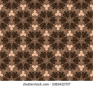 Modern Decorative Geometric Ornament Vector Illustration Stock Vector ...