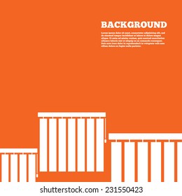 Modern Design Background Louvers Vertical Sign Stock Vector (Royalty ...