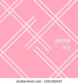 Modern Design Background Pink Double Line Stock Vector (Royalty Free ...