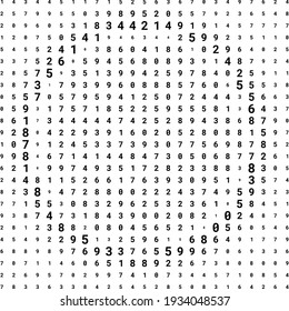 Modern Design Digital Wallpaper Numbers Scattered Stock Vector (Royalty ...