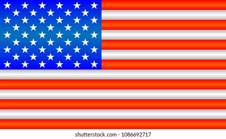 Modern Design Fabric Background Flag Usa Stock Vector (Royalty Free ...