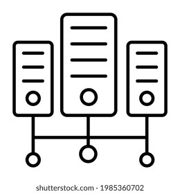 Modern Design Icon Share Server Rack Stock Vector (Royalty Free ...